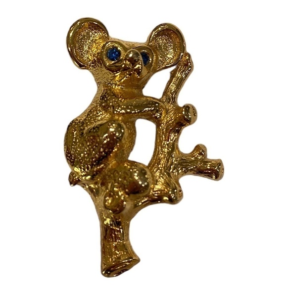 Gerrys | Jewelry | Gerrys Koala Bear Brooch Gold Plate Fashion Pin ...